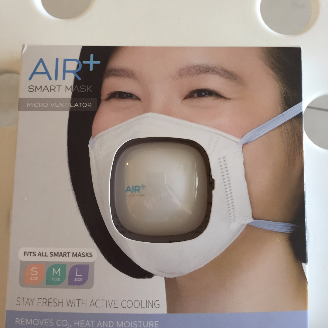 AIR+ SMART MASK MICRO VENTILATOR, Health & Nutrition, Face Masks & Face ...