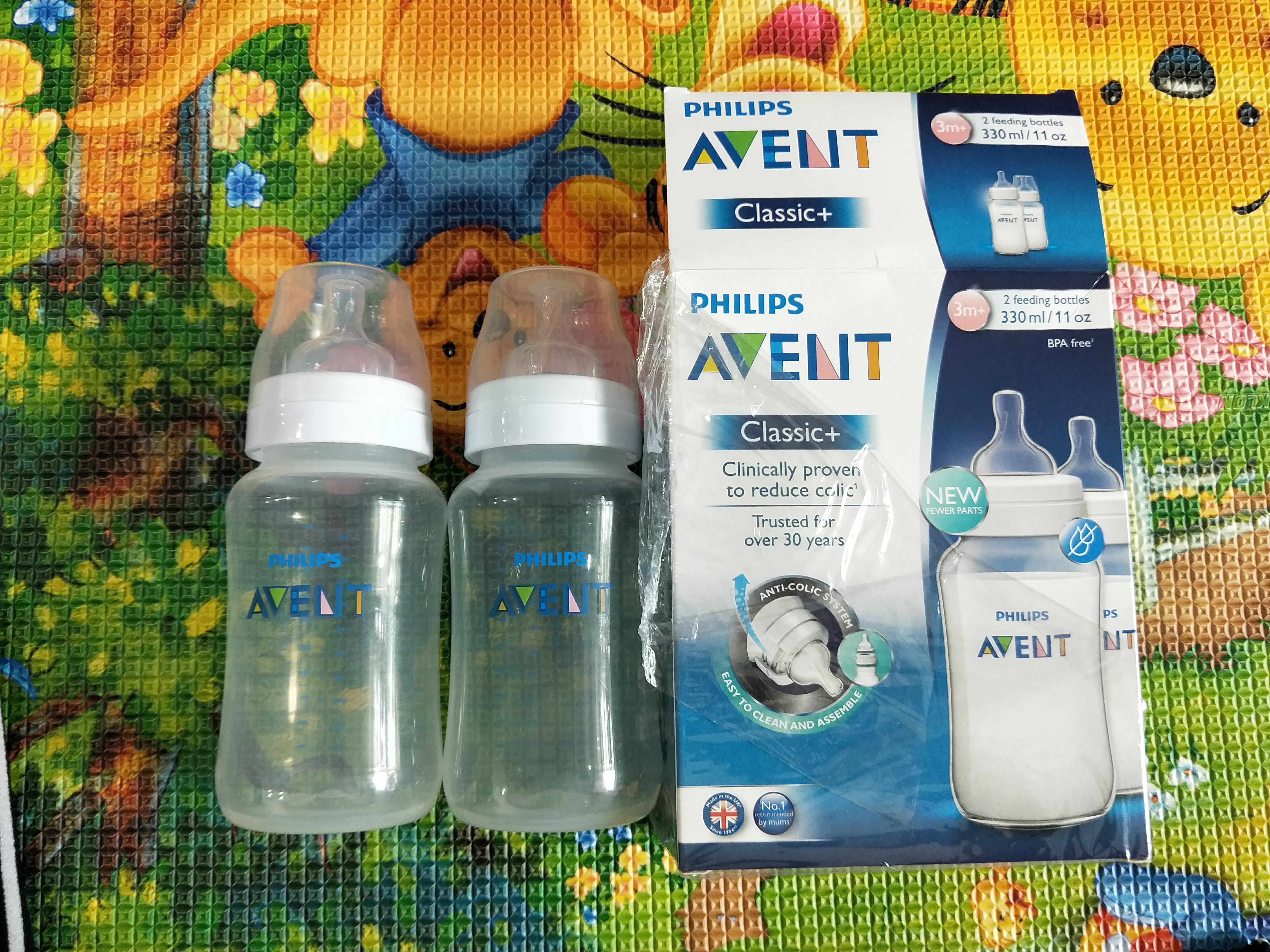 Avent Bottle 330ml x 2 NEW, Babies & Kids, Nursing & Feeding ...