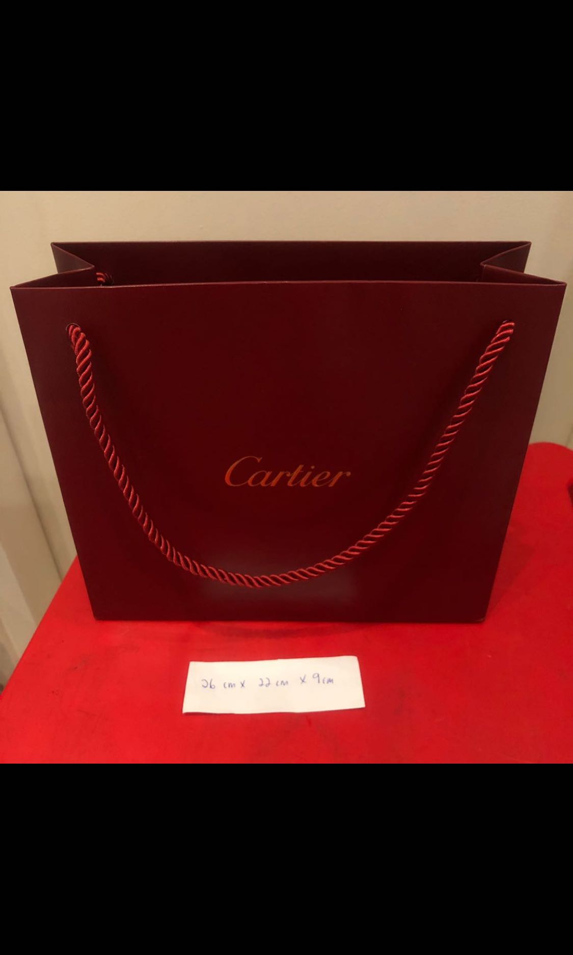 Cartier Paper Bag, Women's Fashion, Bags & Wallets, Tote Bags on Carousell