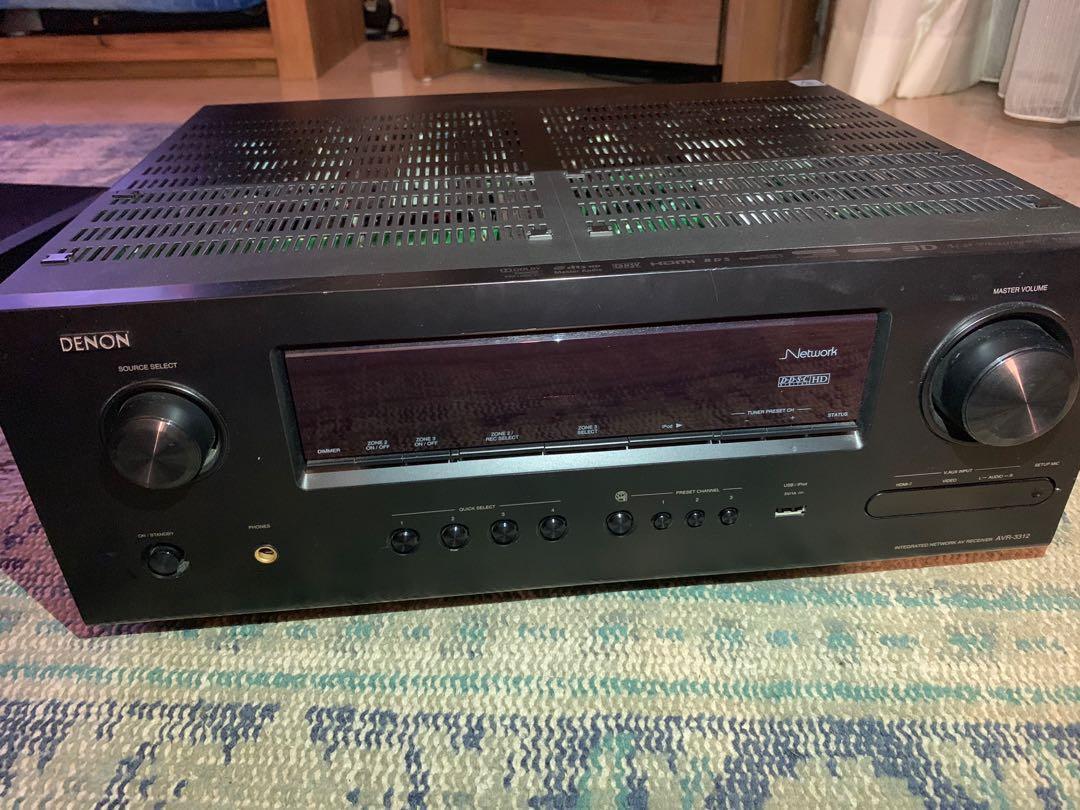 Denon AV Receiver AVR-3312, Audio, Soundbars, Speakers & Amplifiers on ...