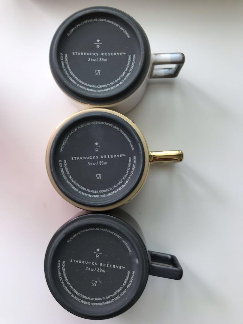 GB-Starbucks Reserve Roastery Coffee Mug Tea Cup Set of 3, Furniture ...