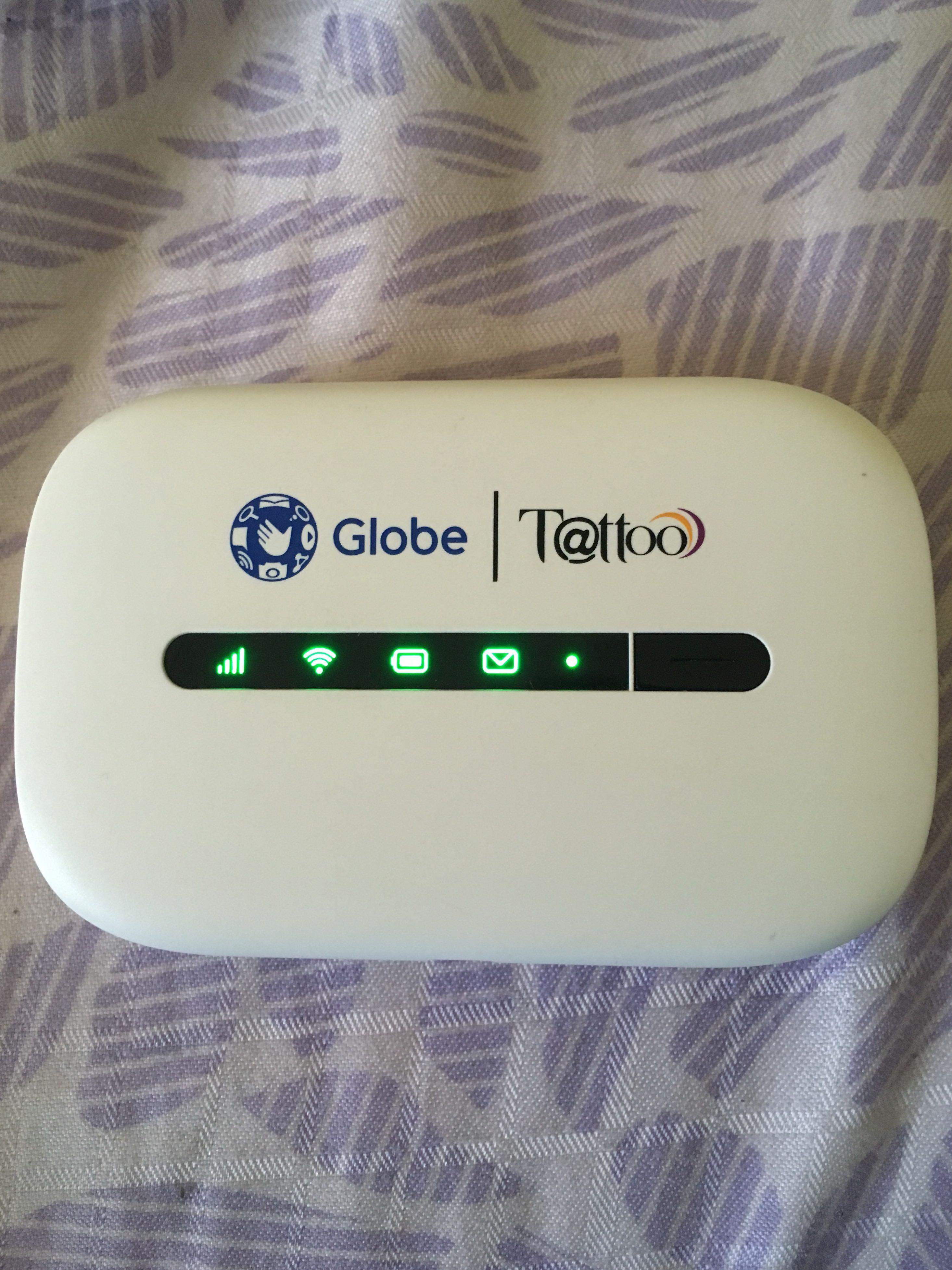 Globe Tattoo Pocket Wifi, Computers & Tech, Office & Business ...