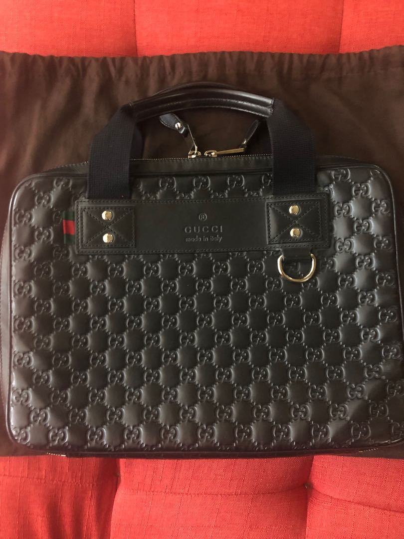 Gucci Laptop Bag, Luxury, Bags & Wallets on Carousell