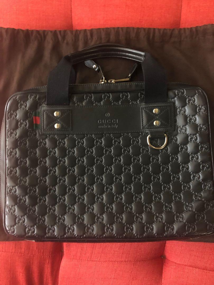 Gucci Laptop Bag, Luxury, Bags & Wallets on Carousell
