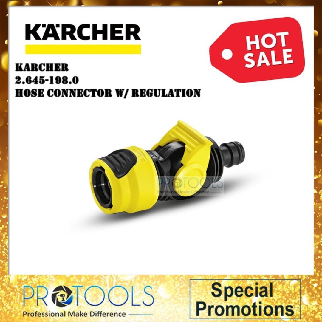 Karcher Set Regulation Garden Hose Connector(Control Valve) 2.645-198.0 ...