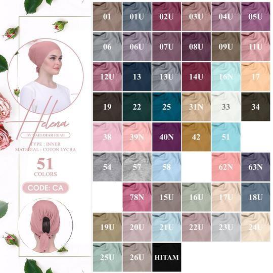 *In-stock* (Naelofar Hijab) Helena Inner, Women's Fashion, Muslimah ...