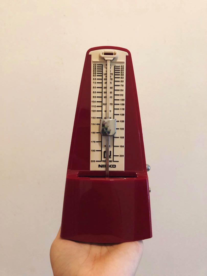 Nikko Metronome in Red, Hobbies & Toys, Music & Media, Music ...