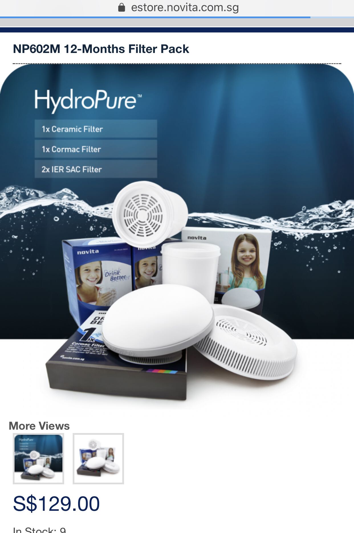 Novita NP602M 12-Months Filter Pack, Furniture & Home Living ...