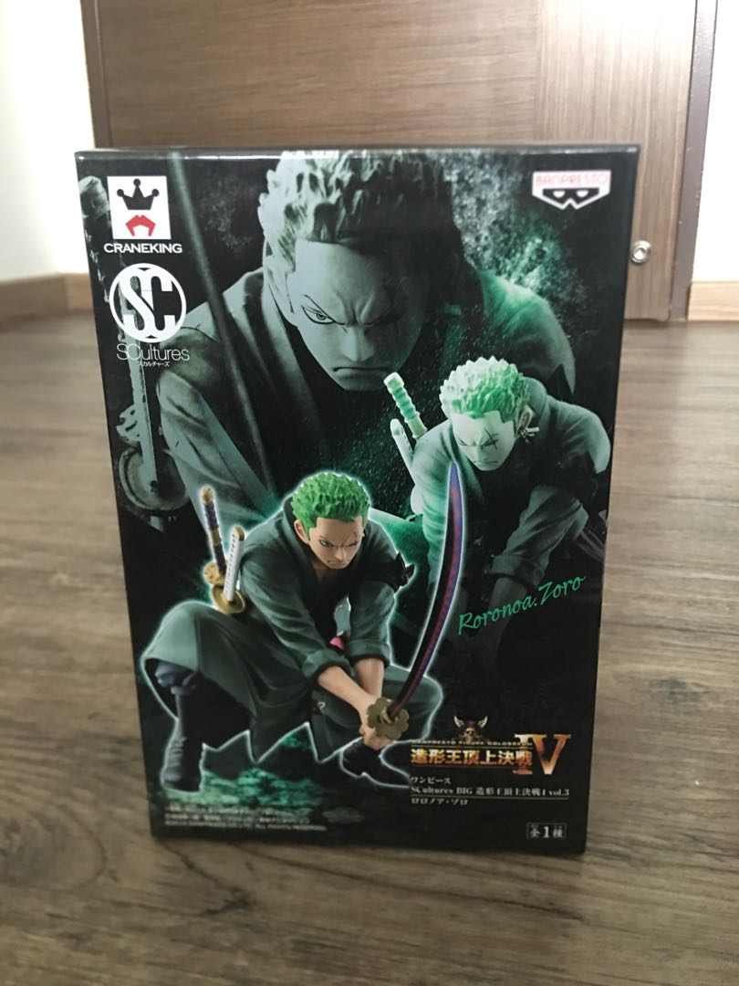 One Piece Zoro Figurine, Hobbies & Toys, Toys & Games on Carousell