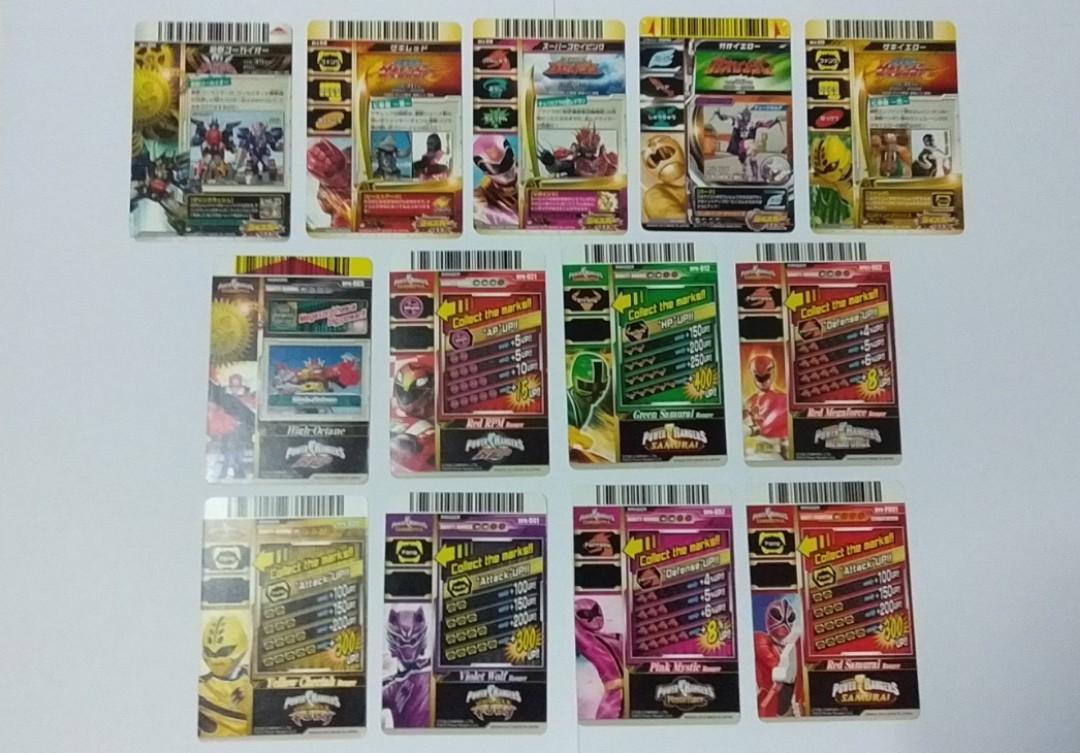 Power Ranger | Super Sentai Trading Cards, Hobbies & Toys, Toys & Games ...