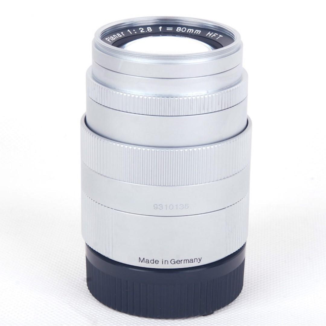 【新同品】Rollei Planar 80/2.8 HFT 徠卡L39螺口 銀色 [ROLLEIFLEX 2.8F鏡頭]#jp21565 ...