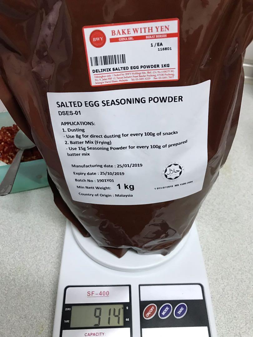 Salted egg powder/serbuk telur masin, Food & Drinks, Homemade Bakes on ...