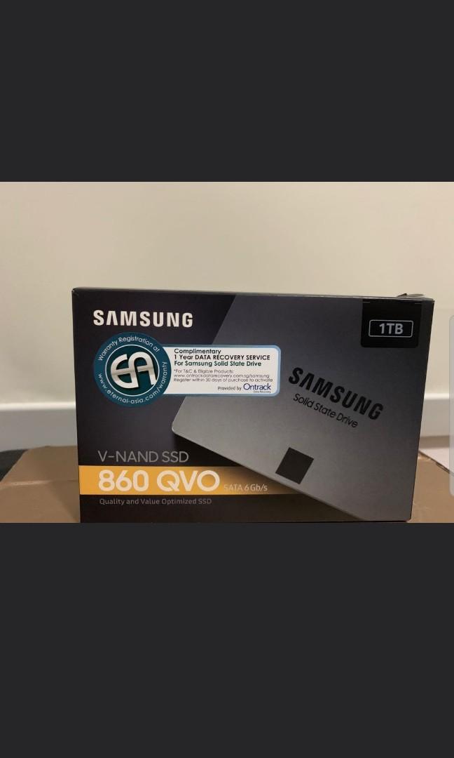 Samsung QVO 1TB SSD, Computers & Tech, Parts & Accessories, Hard Disks ...