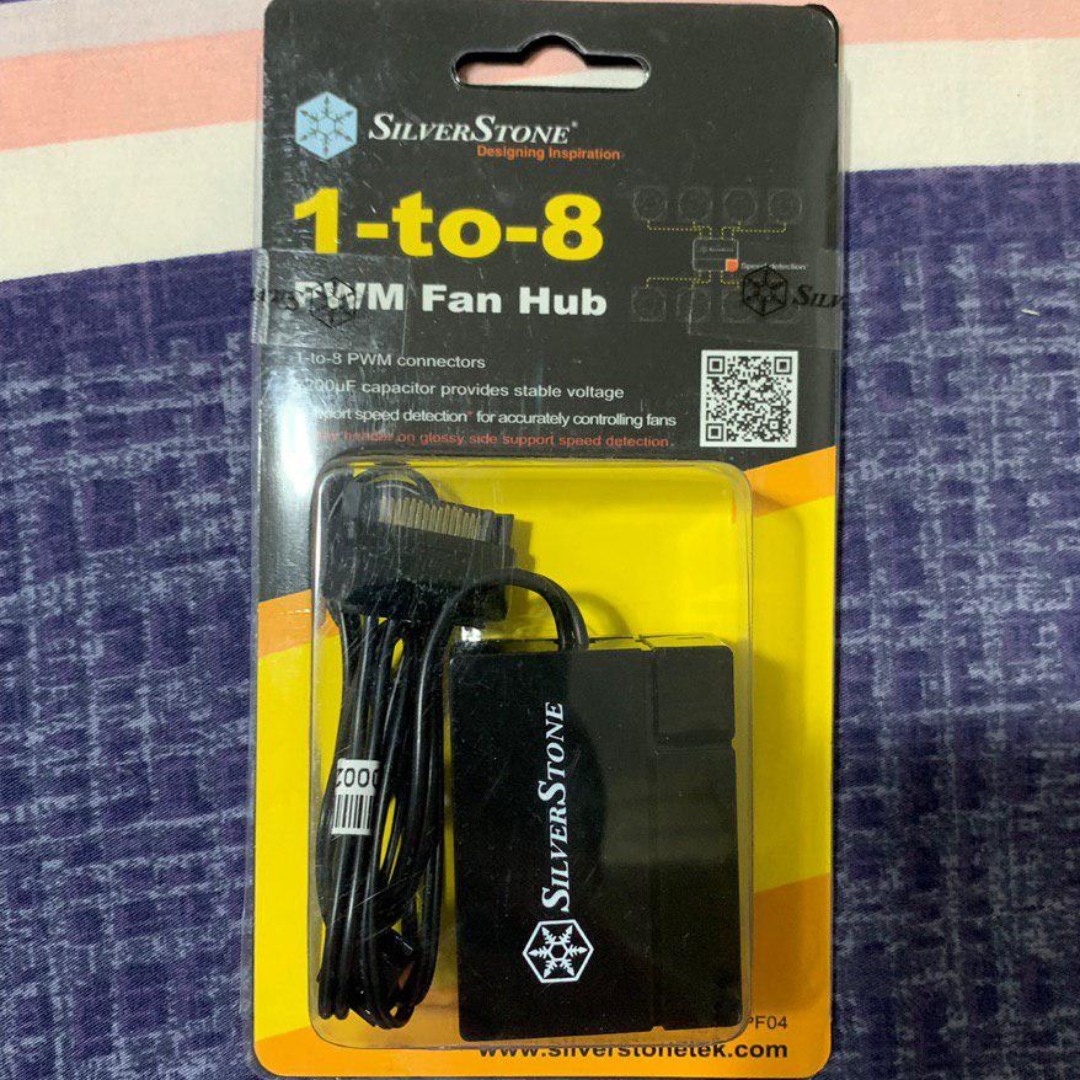 Silverstone 1-to-8 PWM Fan Hub, Computers & Tech, Parts & Accessories ...