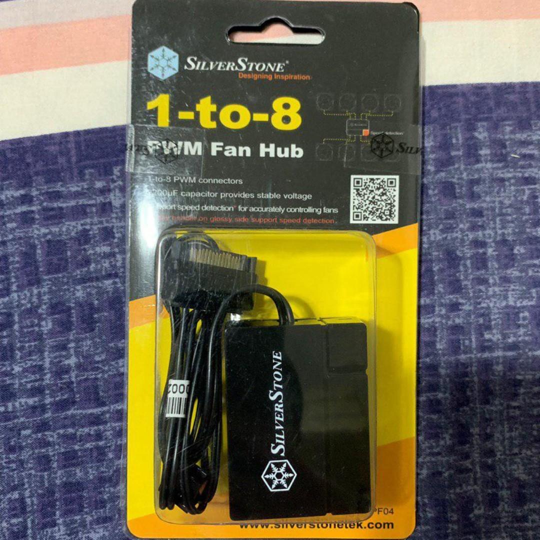 Silverstone 1-to-8 PWM Fan Hub, Computers & Tech, Parts & Accessories ...