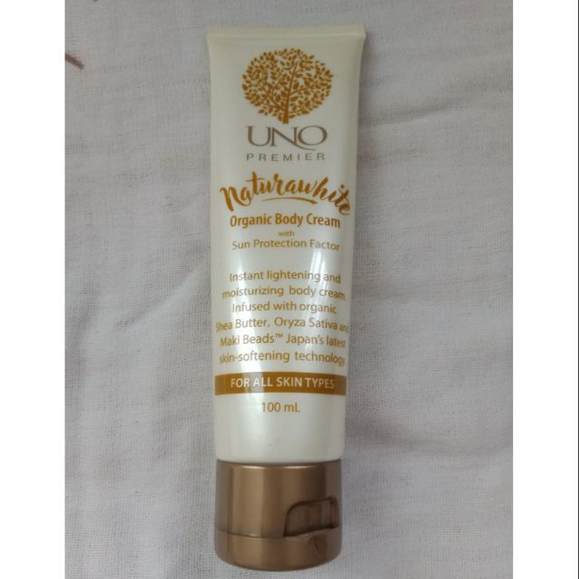 UNO Naturawhite Organic Body Cream on Carousell