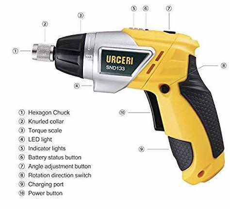Urceri Electric Screwdriver, Furniture & Home Living, Home Improvement ...