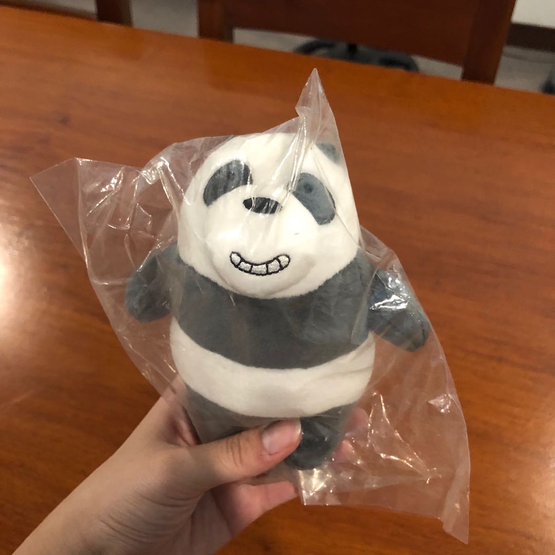 We Bare Bears Miniso Panda Plush Keychain, Hobbies & Toys, Toys & Games ...