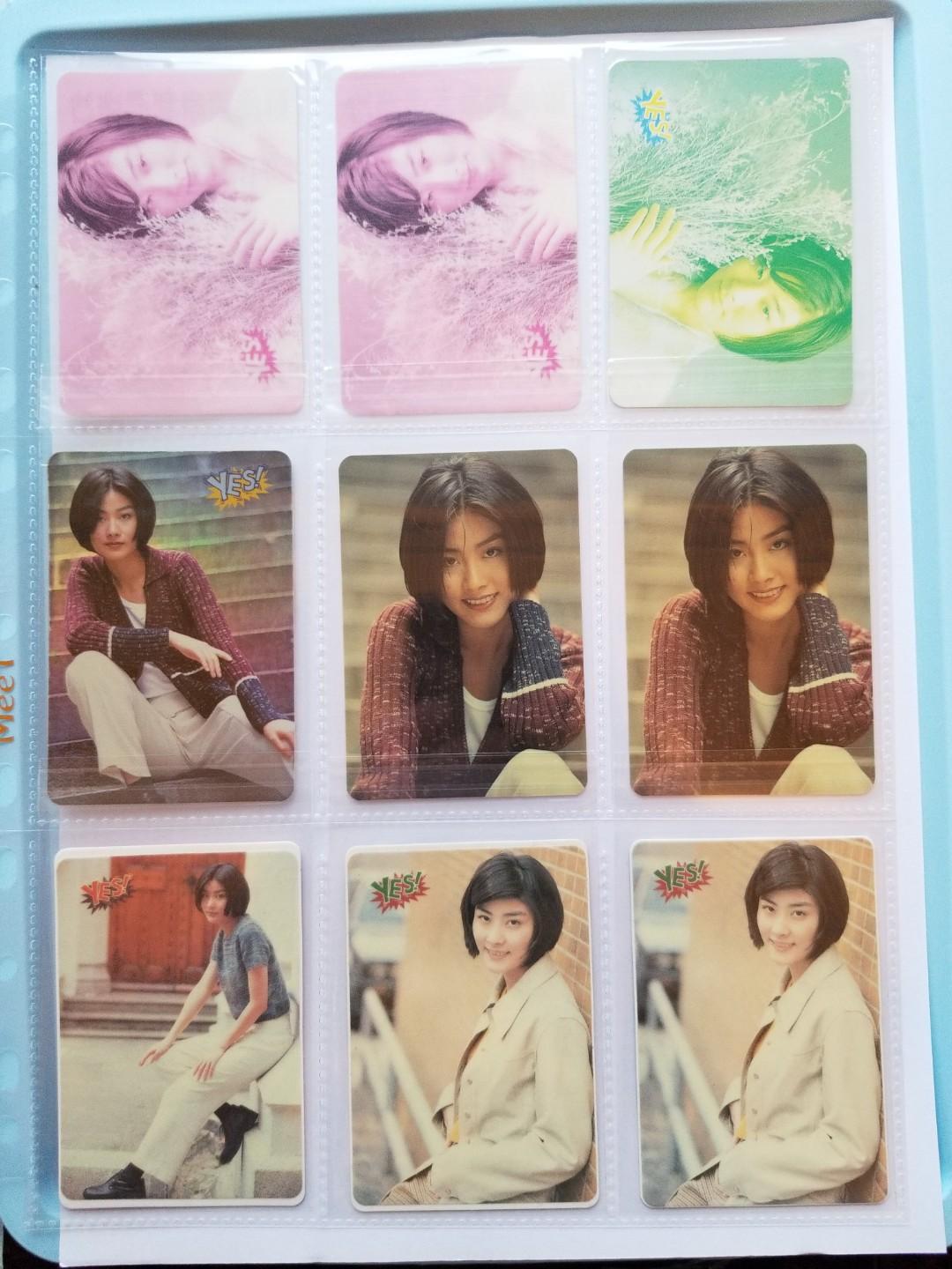 (1)92張陳慧琳閃卡 特大閃卡 Yes卡 Yes咭 90年代 歌手 Kelly yes card, 其他, 其他 - Carousell
