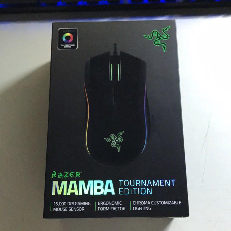 全新 Razer Mamba Tournament Edition Gaming Mouse 電競滑鼠, 電腦＆科技, 電腦周邊及配件, 電腦 ...