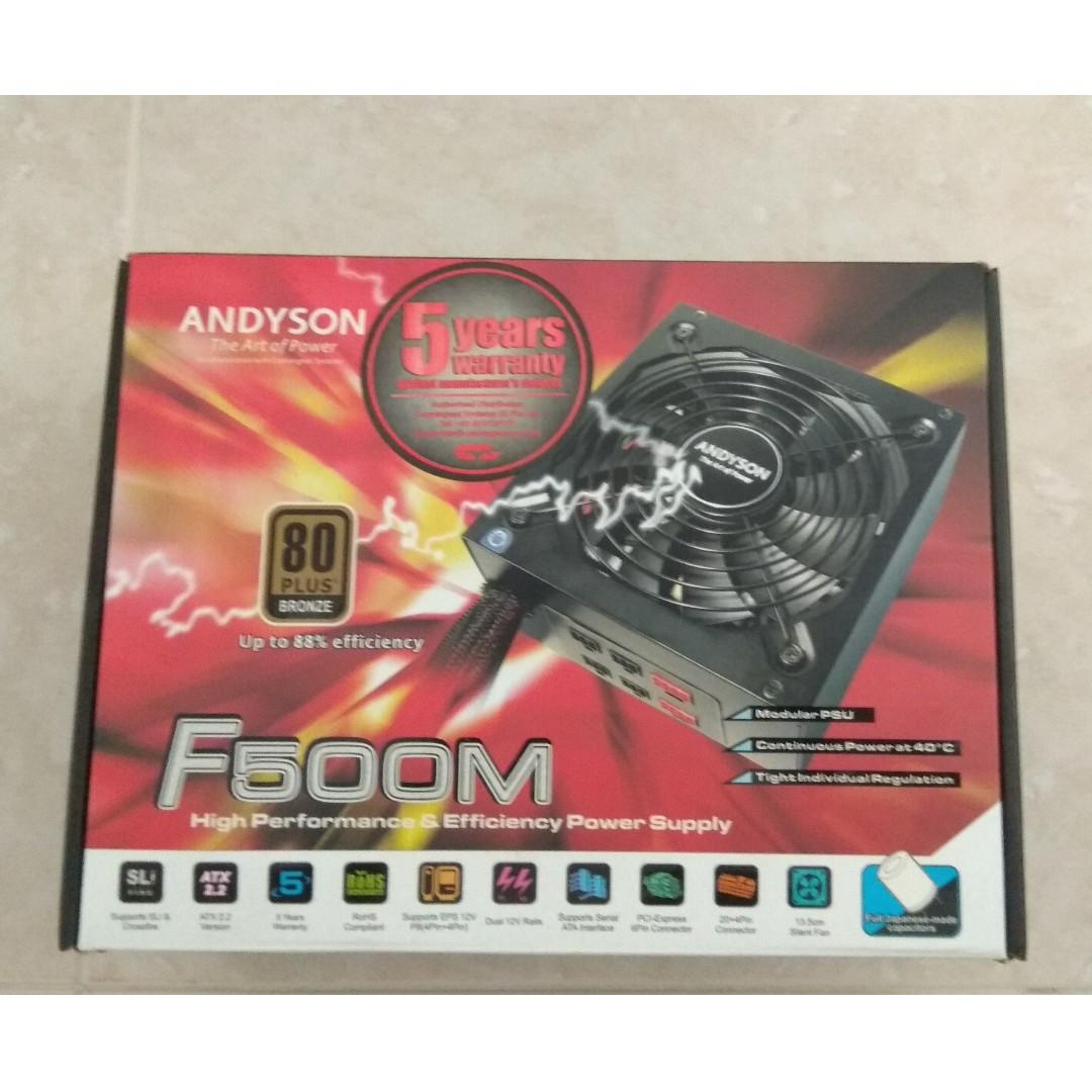 Andyson Modular PSU F500M, Computers & Tech, Parts & Accessories ...