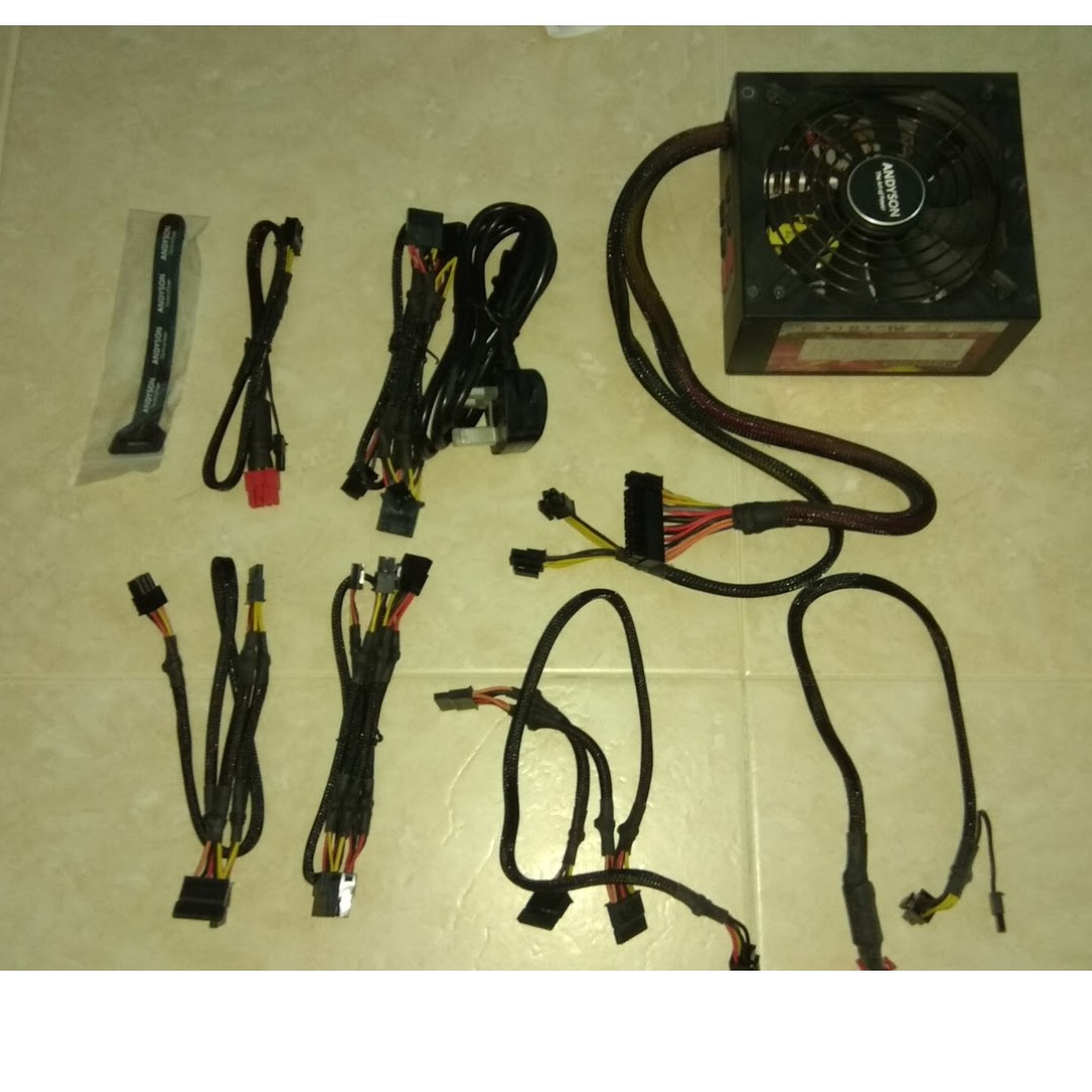 Andyson Modular PSU F500M, Computers & Tech, Parts & Accessories ...