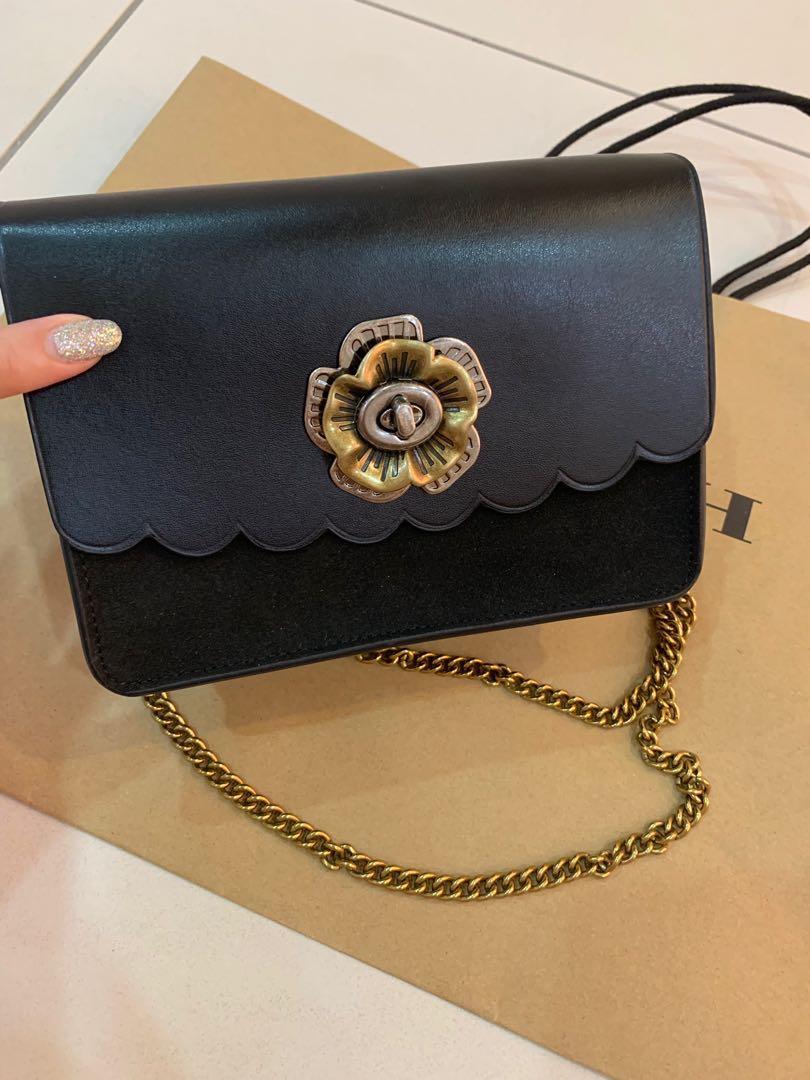 Authentic ready stock coach tea rose 24976 women bag, Luxury, Bags ...