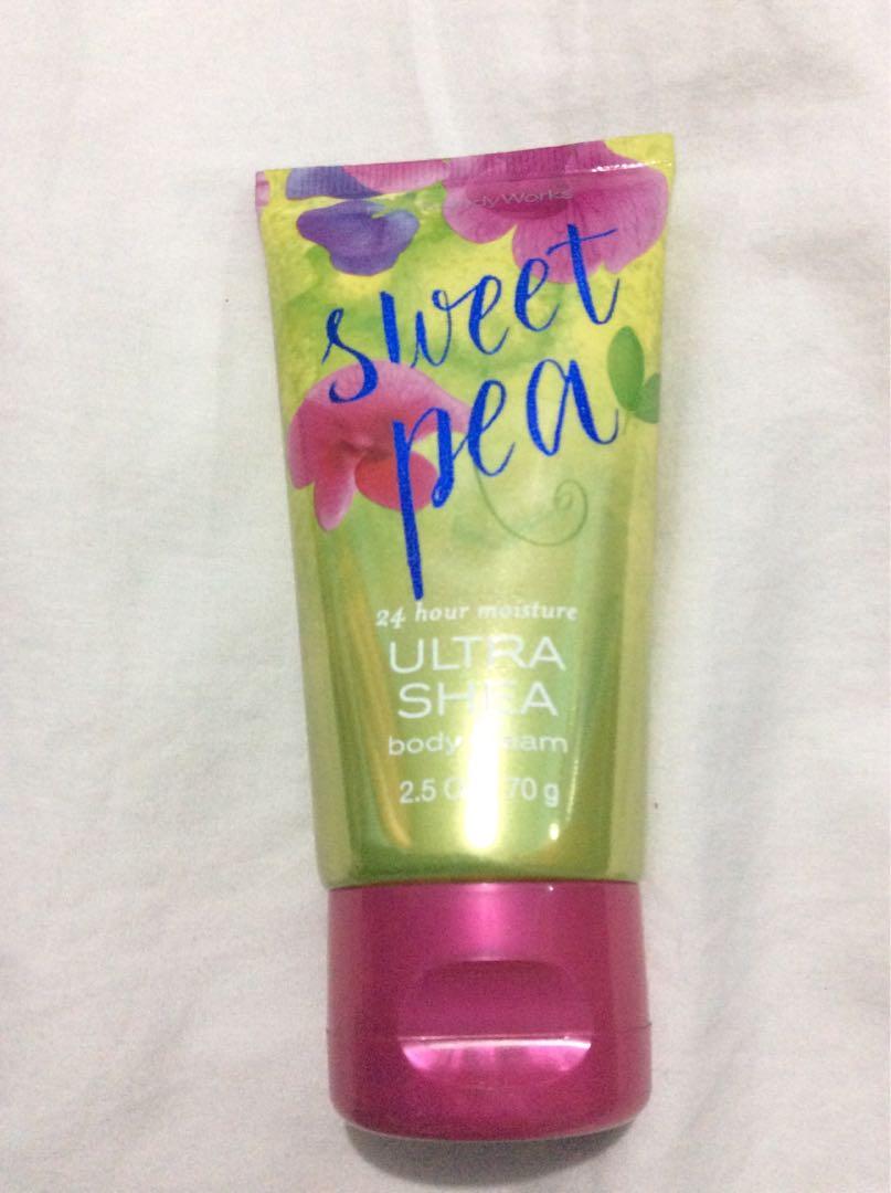 Bath And Body Works Sweet Pea Body Cream Beauty And Personal Care Bath