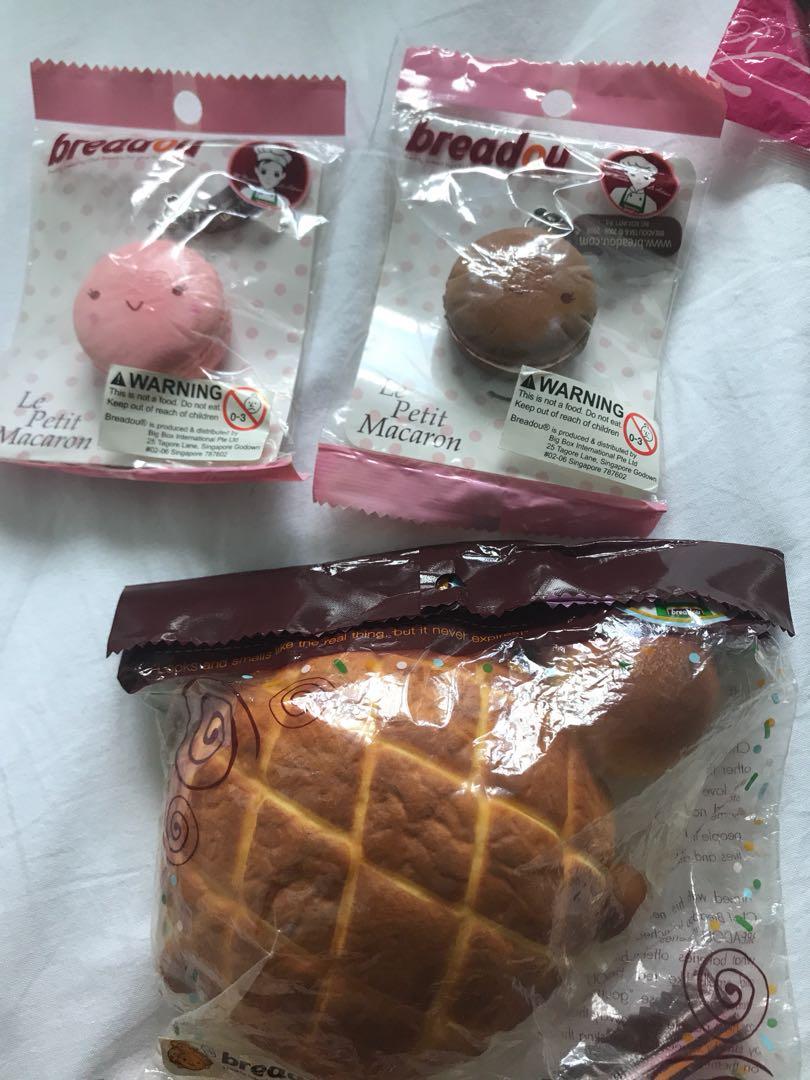 Breadou squishies non repro, Hobbies & Toys, Toys & Games on Carousell