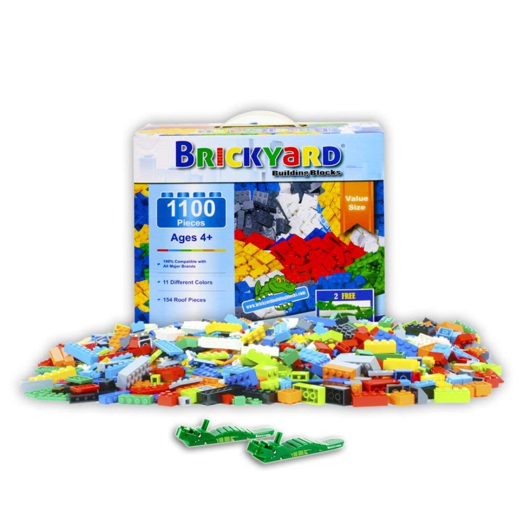 Lego Compatible : Brickyard Building Blocks Building Bricks - 1100 ...