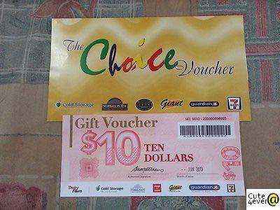 Choice Voucher Singapore, Tickets & Vouchers, Vouchers on Carousell
