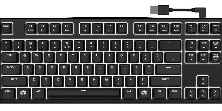 COOLER MASTER MASTERKEYS PRO S TENKEYLESS MECHANICAL GAMING KEYBOARD ...