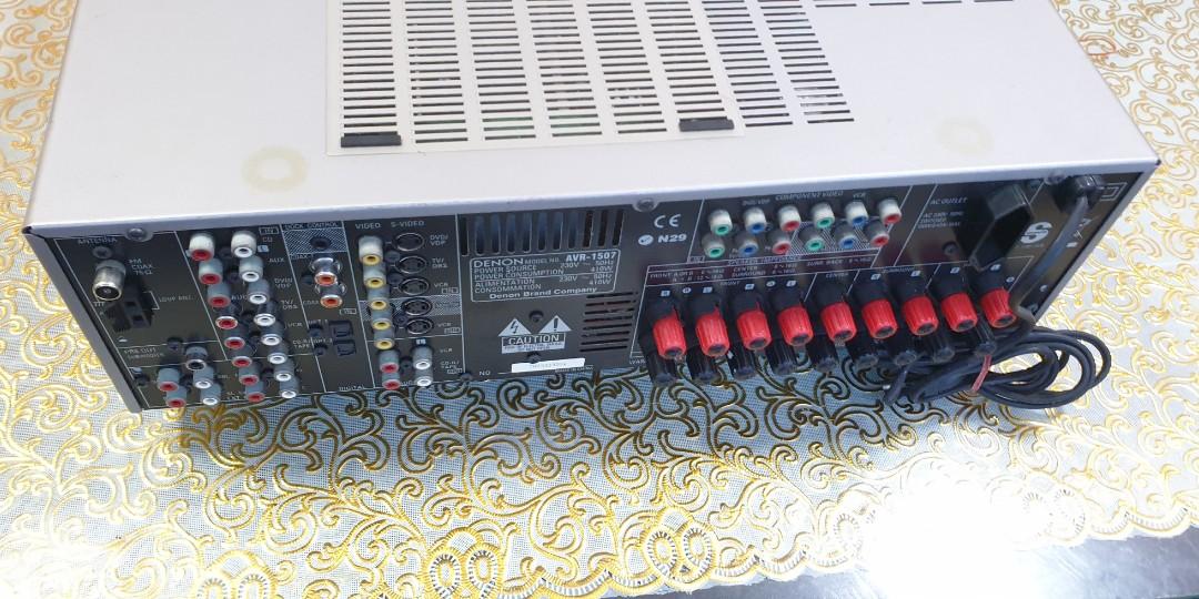 DENON AVR 1507 RECEIVER, Electronics, Audio on Carousell