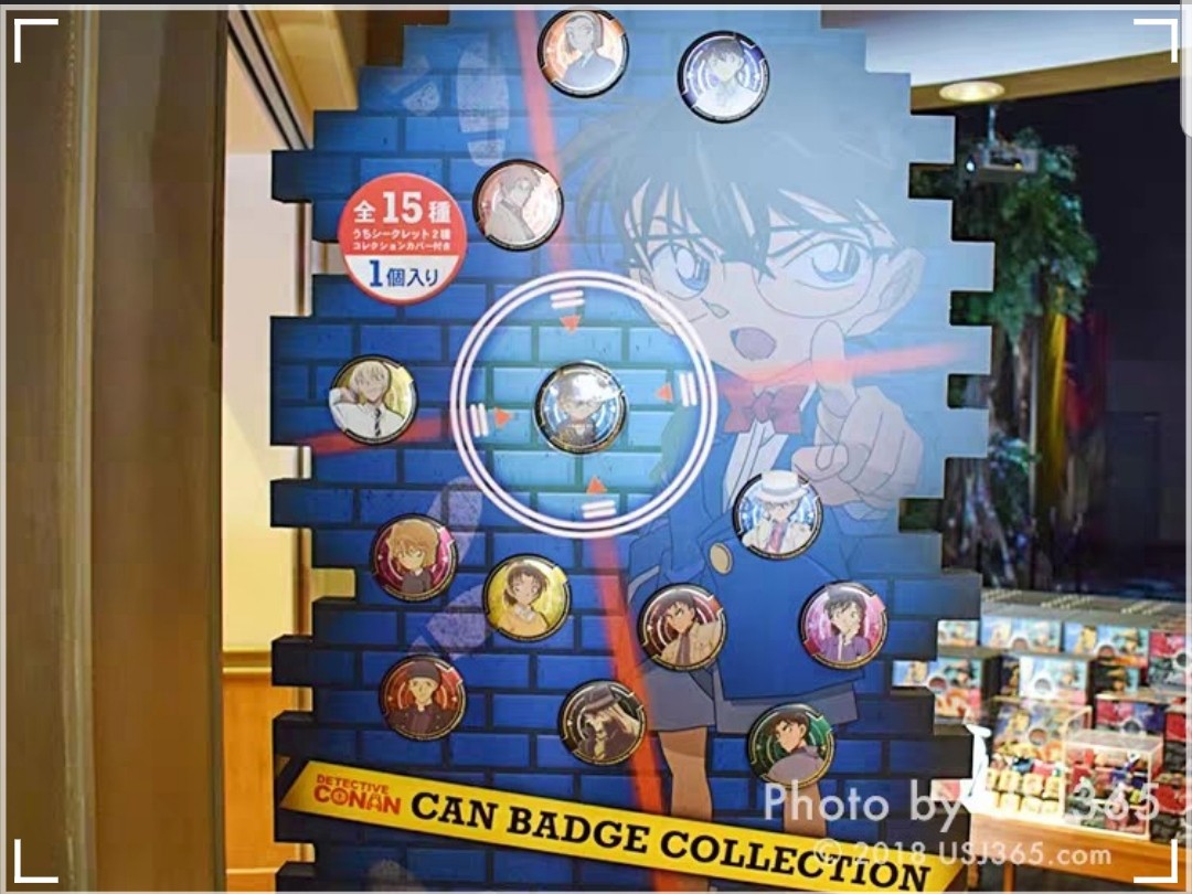 Detective Conan USJ badge limited edition, Hobbies & Toys, Memorabilia ...