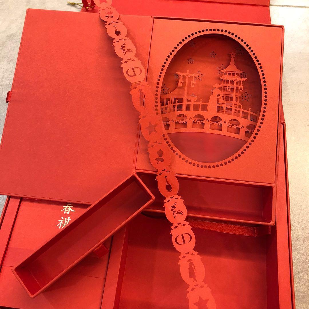 Dior angpow Red Packet exclusive box, Luxury, Accessories on Carousell