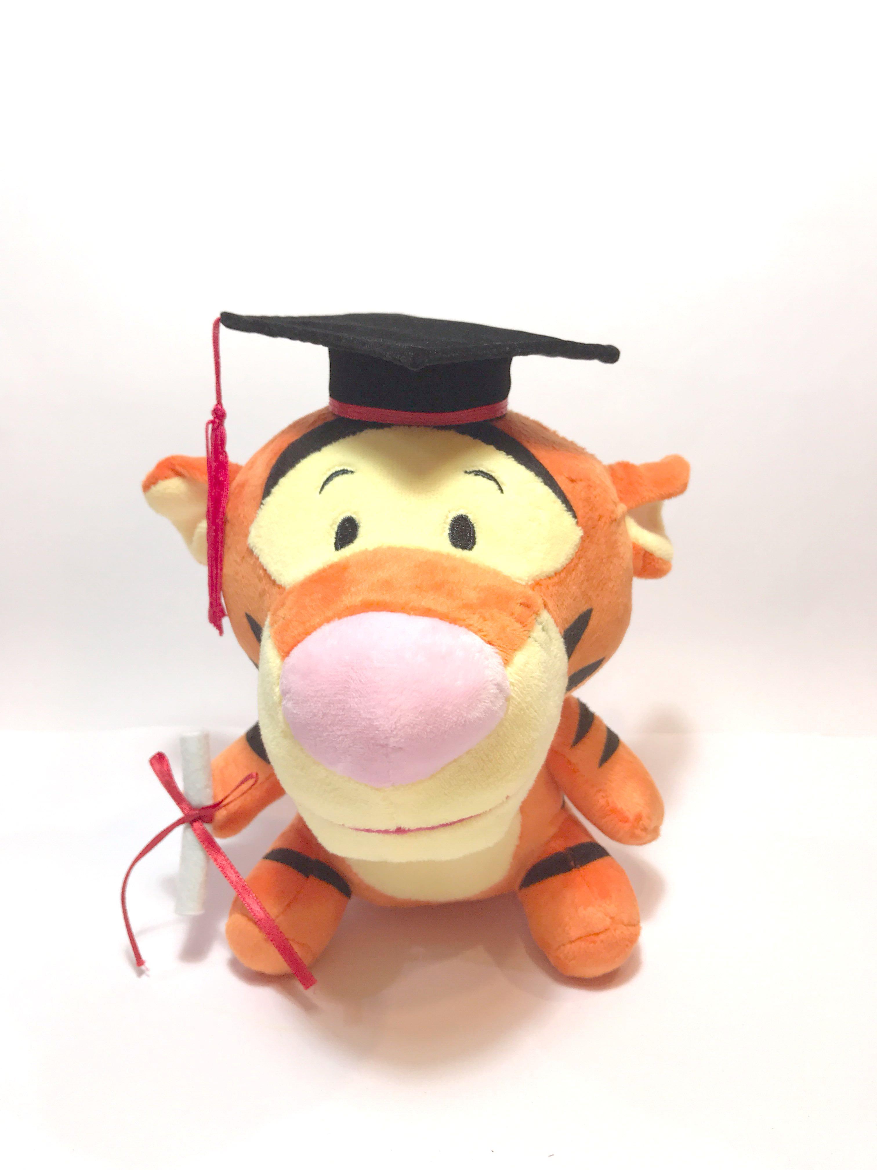 Disney Tigger Graduation Plush, Hobbies & Toys, Toys & Games on Carousell