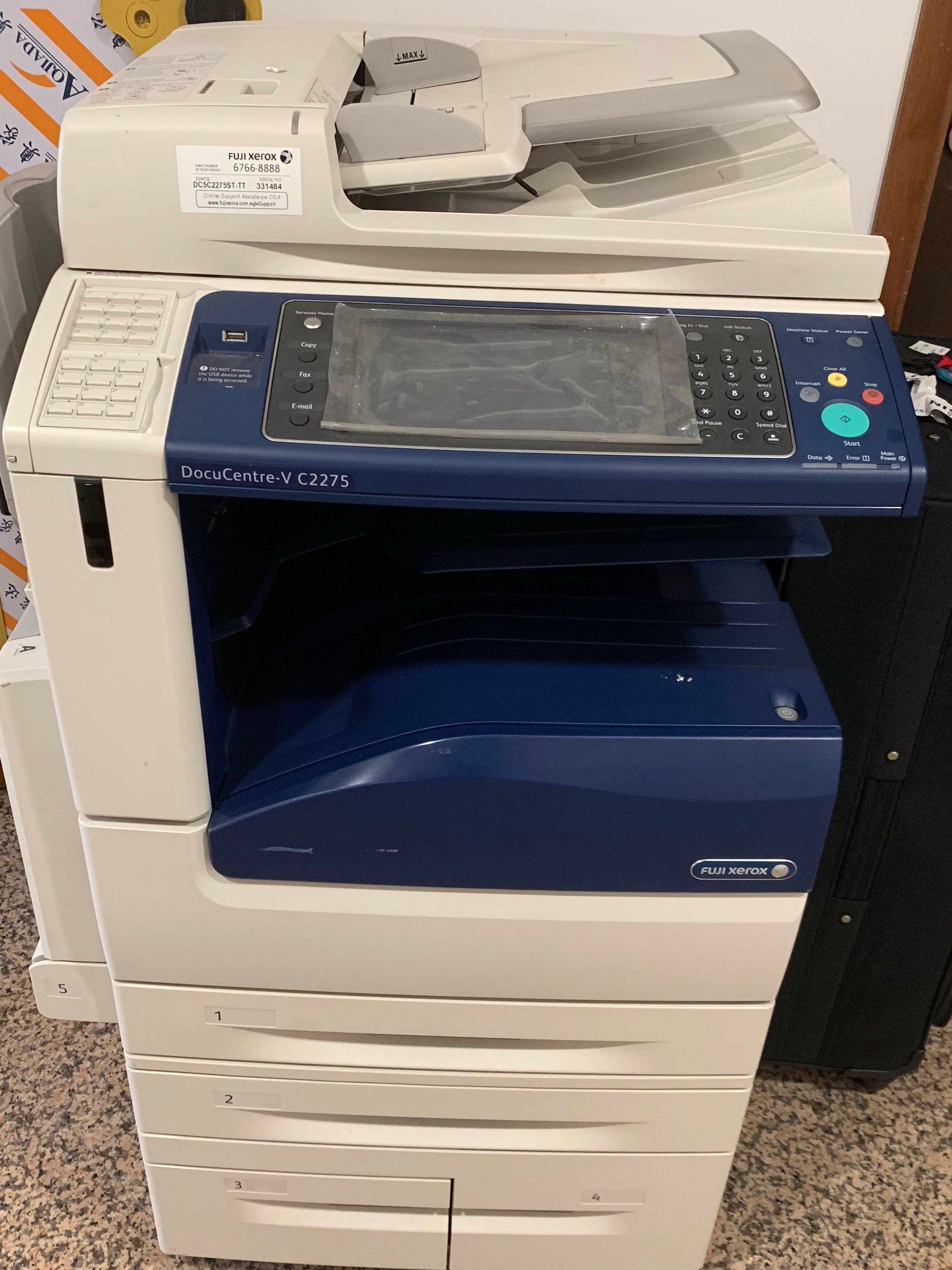 Fuji xerox docuCentre-V c2275, Computers & Tech, Printers, Scanners ...