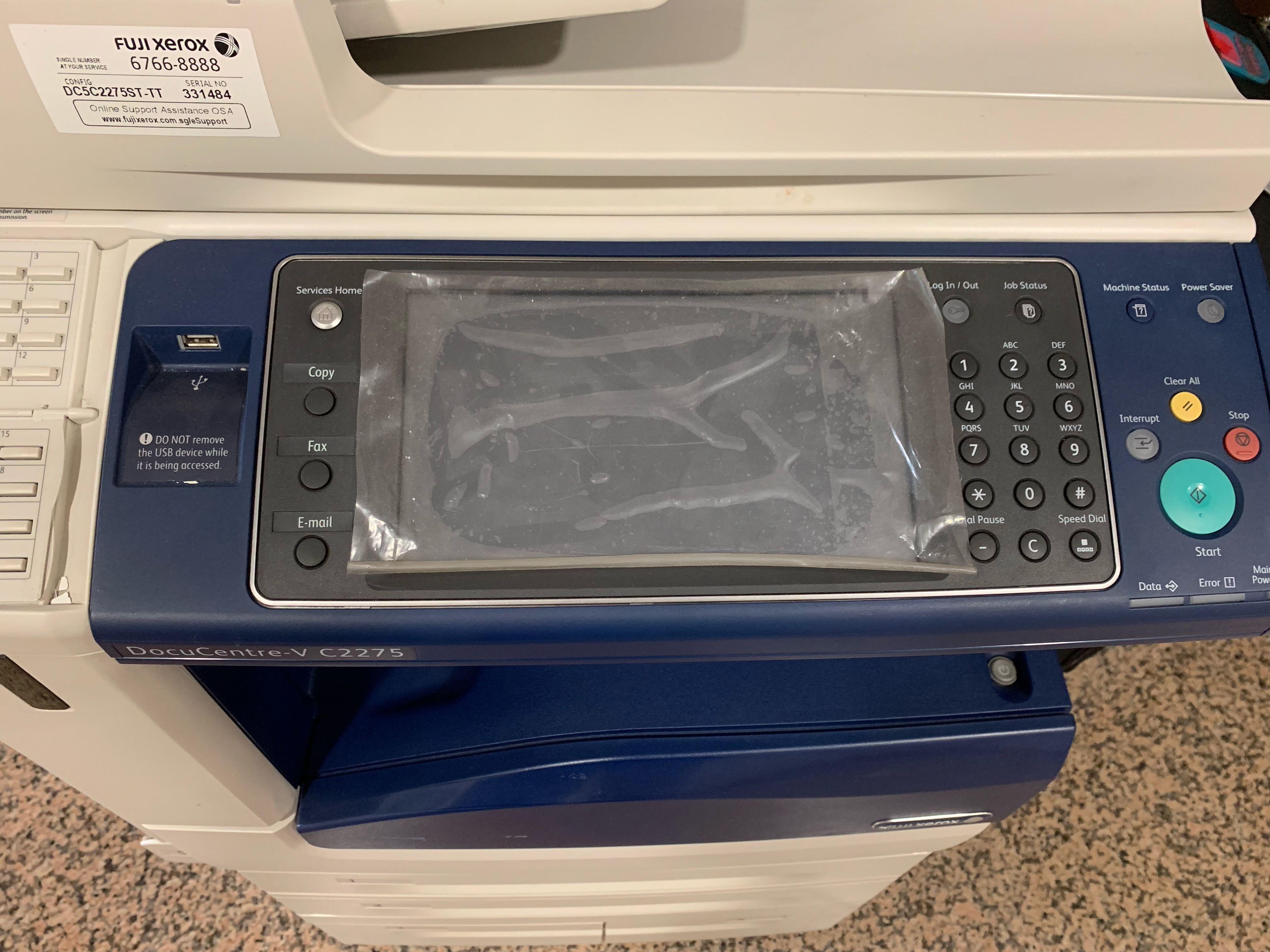 Fuji xerox docuCentre-V c2275, Computers & Tech, Printers, Scanners ...