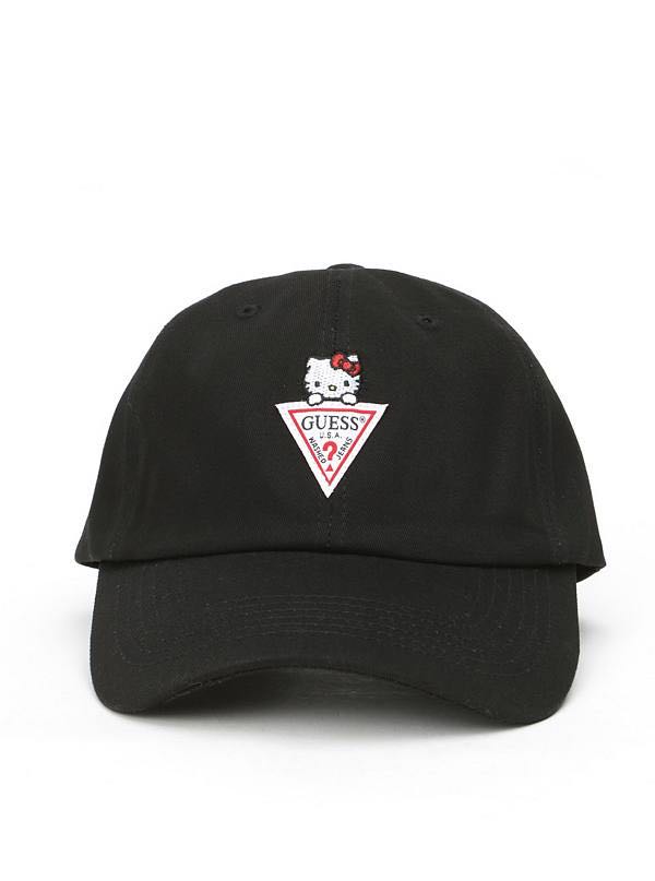 Guess X Hello Kitty Triangle Logo Baseball Hat (Pre-order), Women's ...