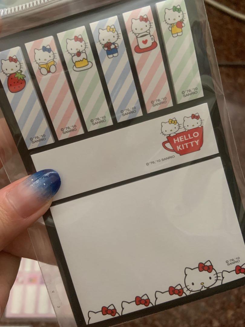 Hello Kitty Notebook, Postit, Label Stickers (Sanrio), Hobbies & Toys ...