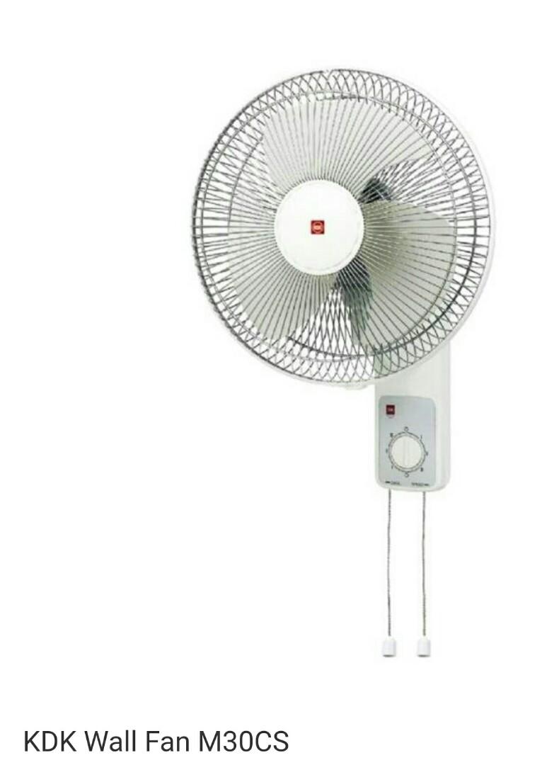KDK Wall Fan, Furniture & Home Living, Lighting & Fans, Fans on Carousell