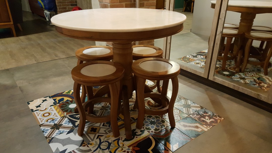 Kopitiam Table Set for Sale, Furniture & Home Living, Furniture, Tables ...