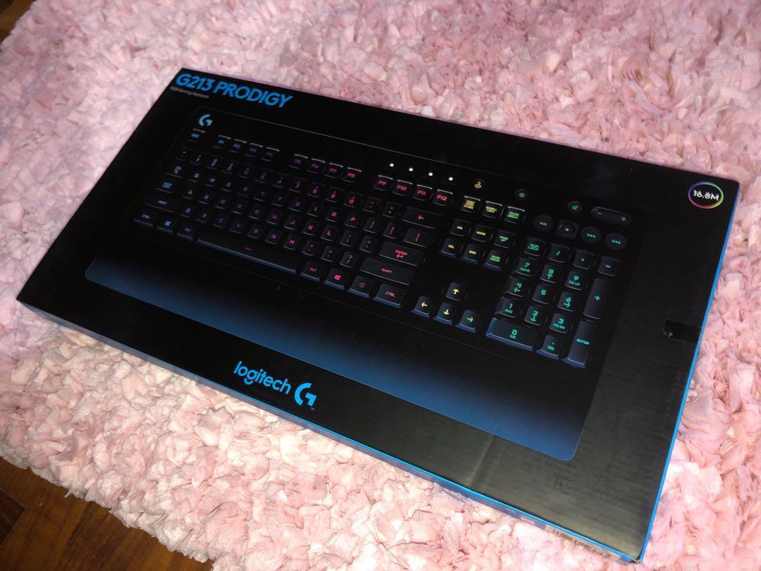 Logitech G213 Prodigy Gaming Keyboard & G402 Hyperion Fury Gaming Mouse ...
