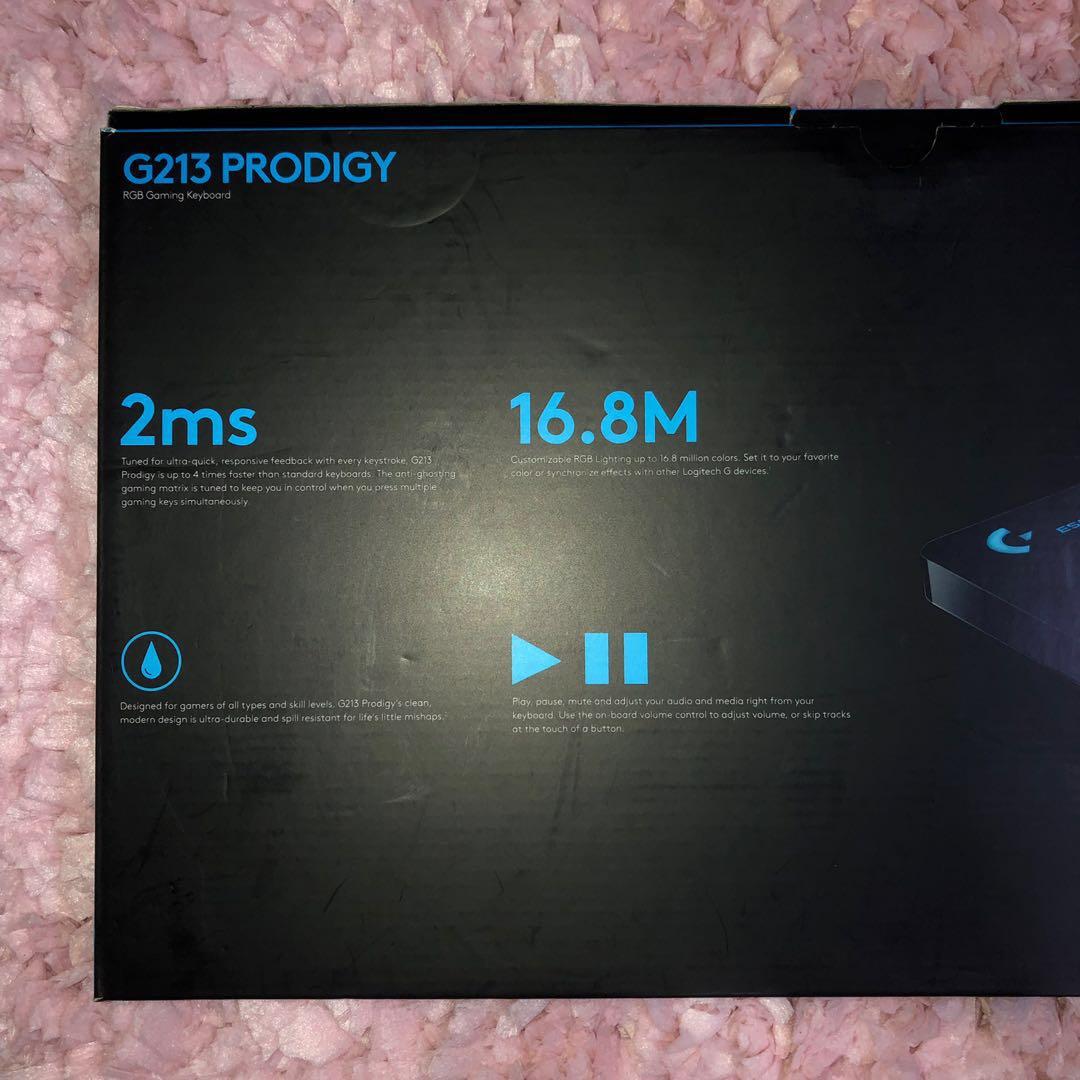 Logitech G213 Prodigy Gaming Keyboard & G402 Hyperion Fury Gaming Mouse ...