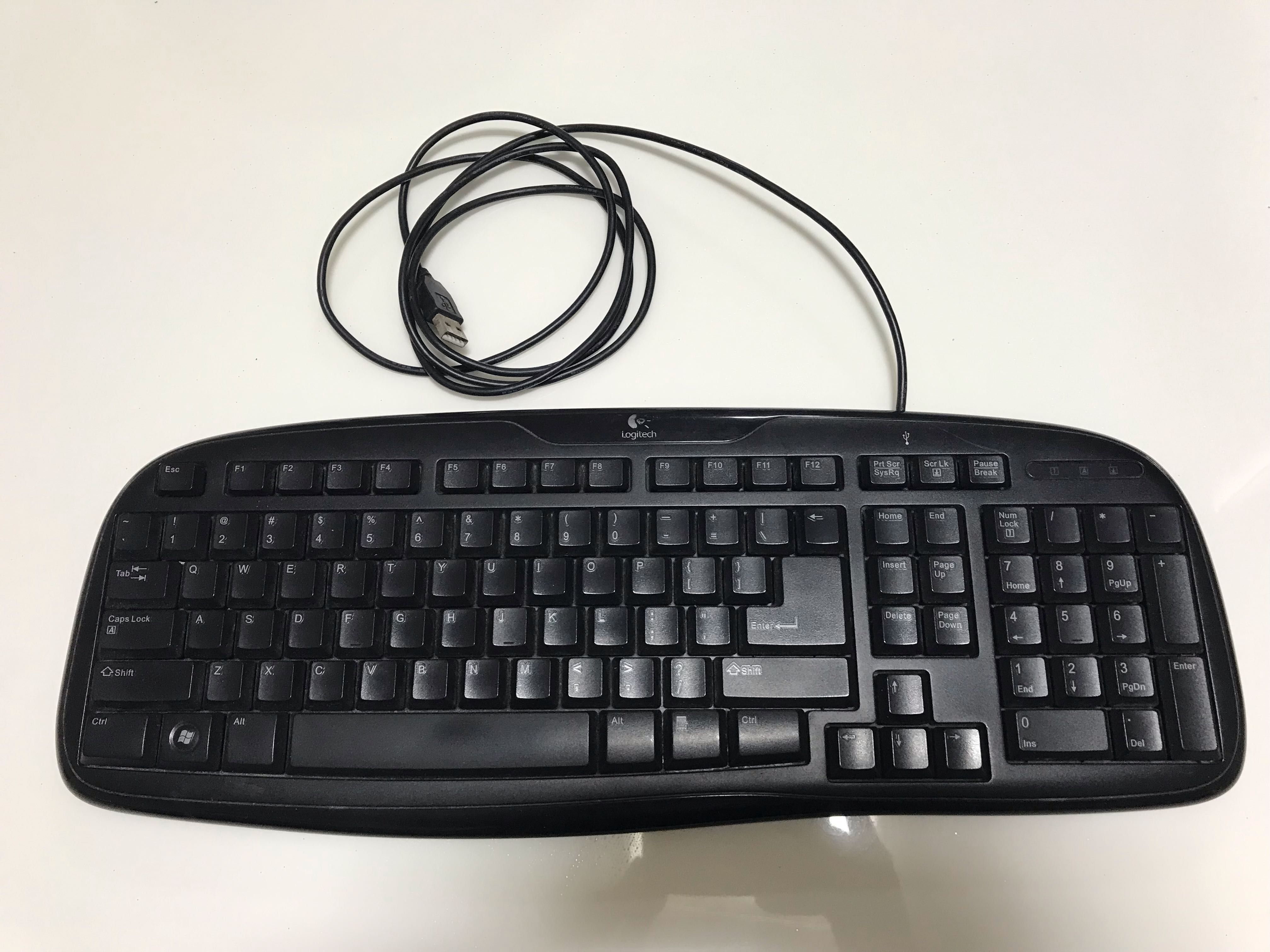 Logitech Keyboard, Computers & Tech, Parts & Accessories, Computer ...