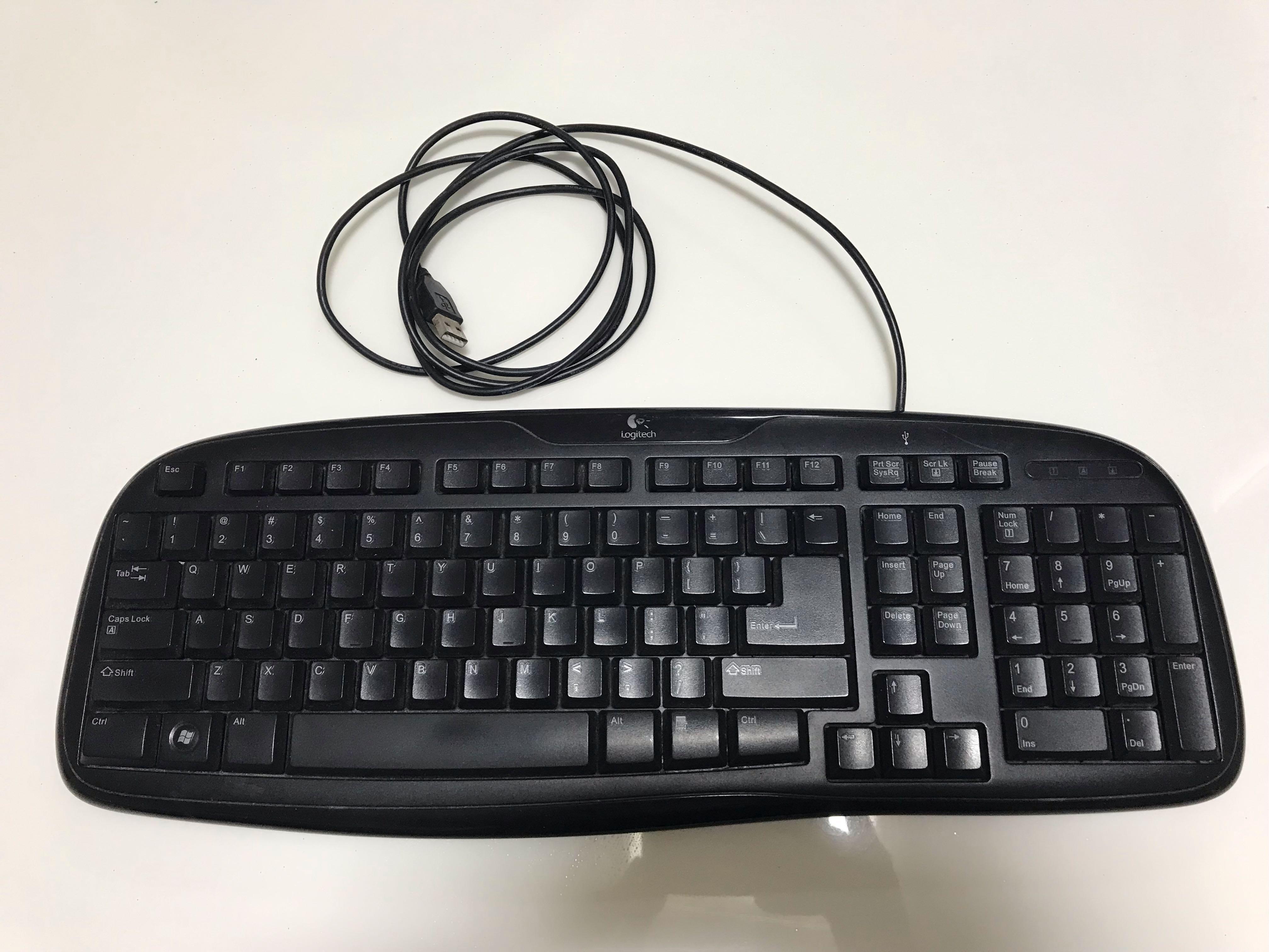Logitech Keyboard Computers Tech Parts Accessories Computer Keyboard On Carousell