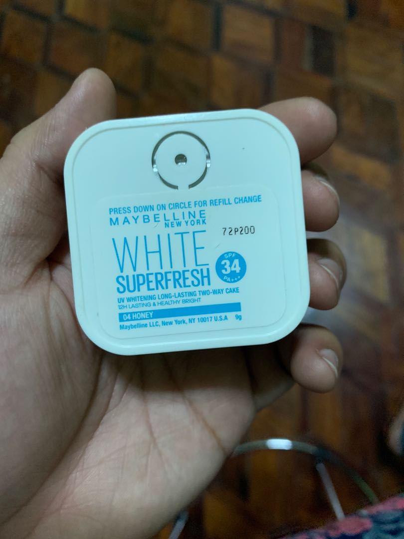 SALE!! Maybelline White SUPERFRESH TWO-way cake refill pressed powder ...