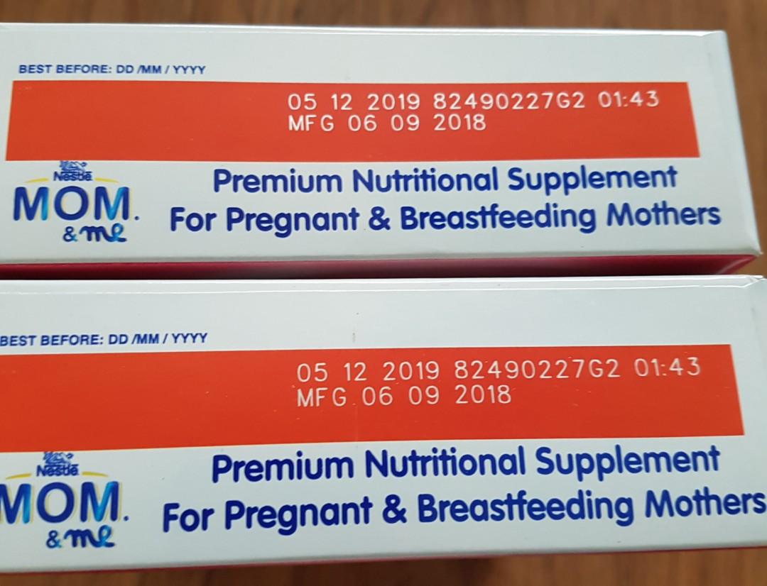 Nestle Mom & Me Premium Nutritional Supplement Milk (350g x 2), Babies & Kids, Maternity Care on ...