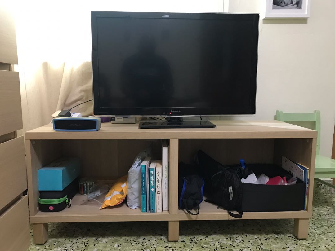 Panasonic Viera 32 Inches LED TV TH L32EM5S with IKEA TV Rack ...
