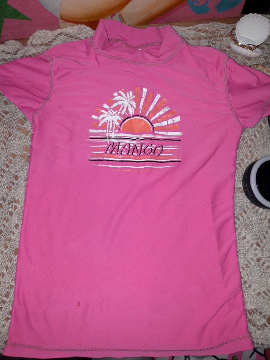 Rash Guard Kids Mango, Babies & Kids, Babies & Kids Fashion on Carousell